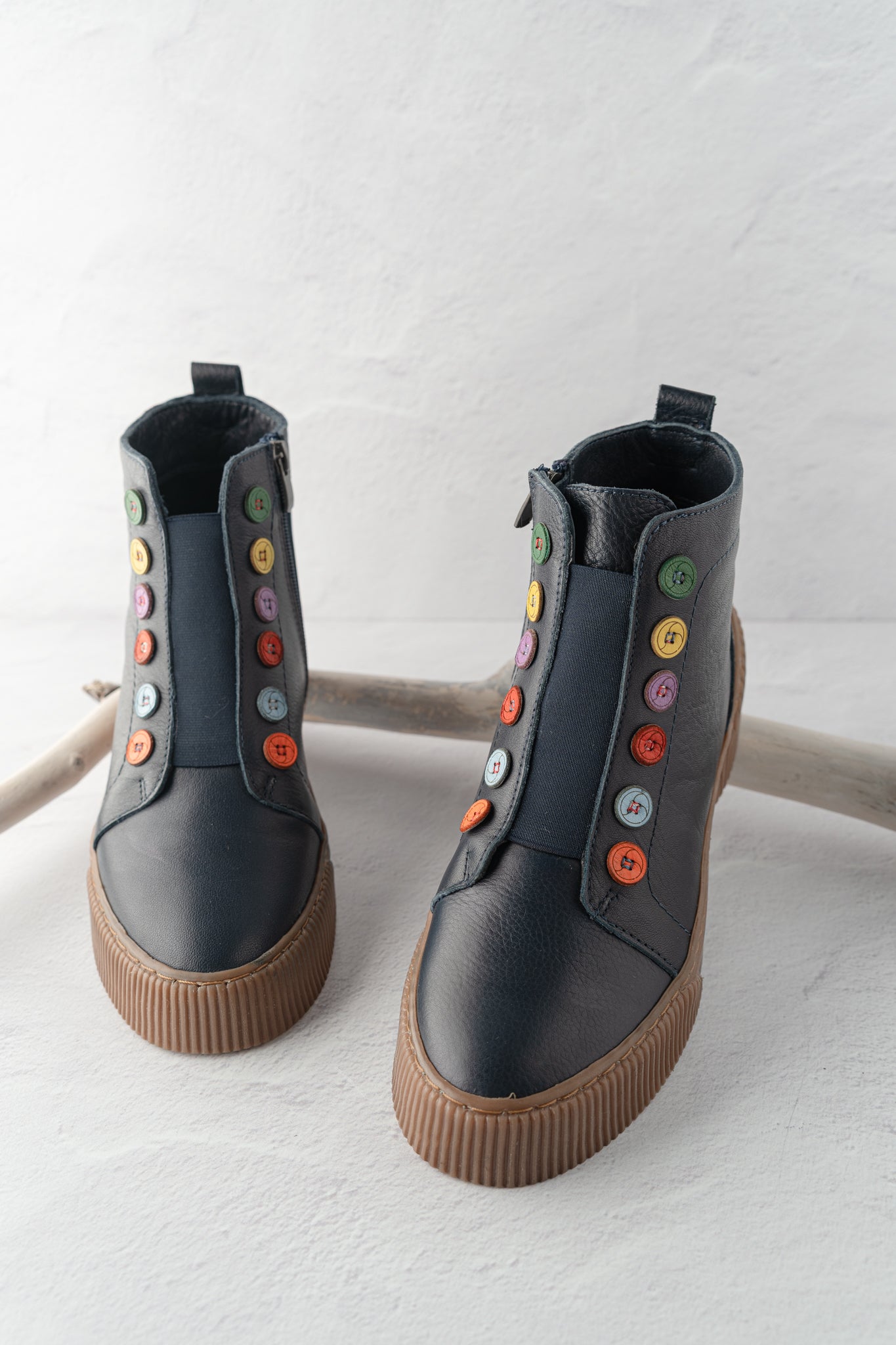 Gelato Tina Boot - Navy – Evie Lou