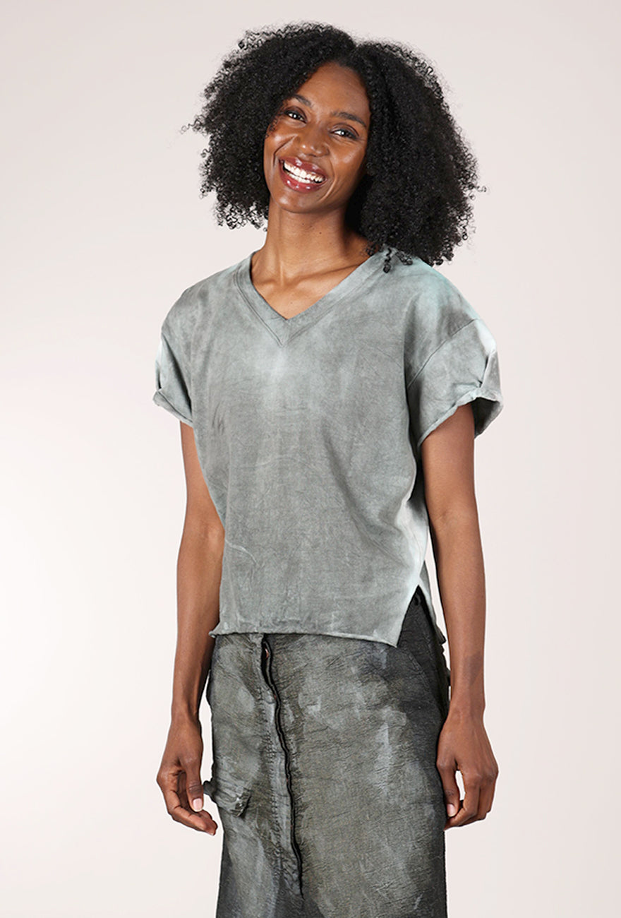 Cynthia Ashby Tracy Painted Tee, Blur – Evie Lou