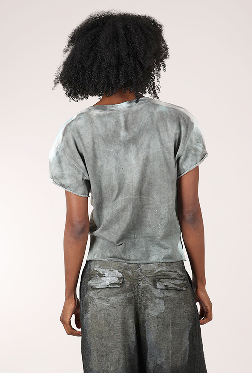 Cynthia Ashby Tracy Painted Tee, Blur – Evie Lou